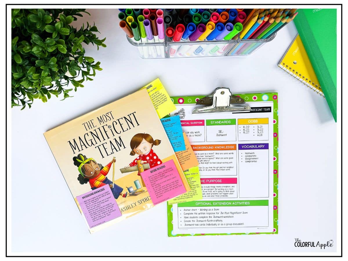 Teaching Teamwork with The Most Magnificent Team - The Colorful Apple