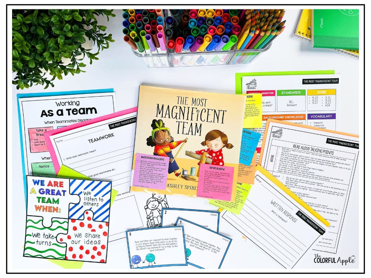 Teaching Teamwork with The Most Magnificent Team - The Colorful Apple