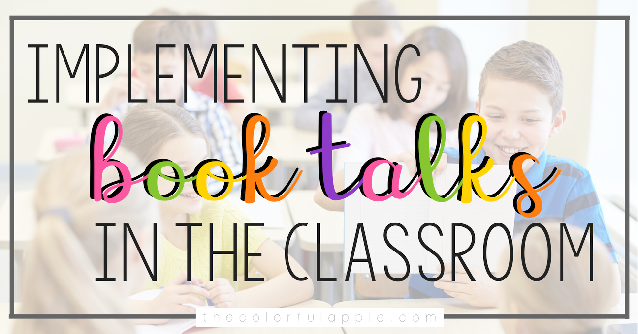 How to do Book Talks in the Elementary Classroom