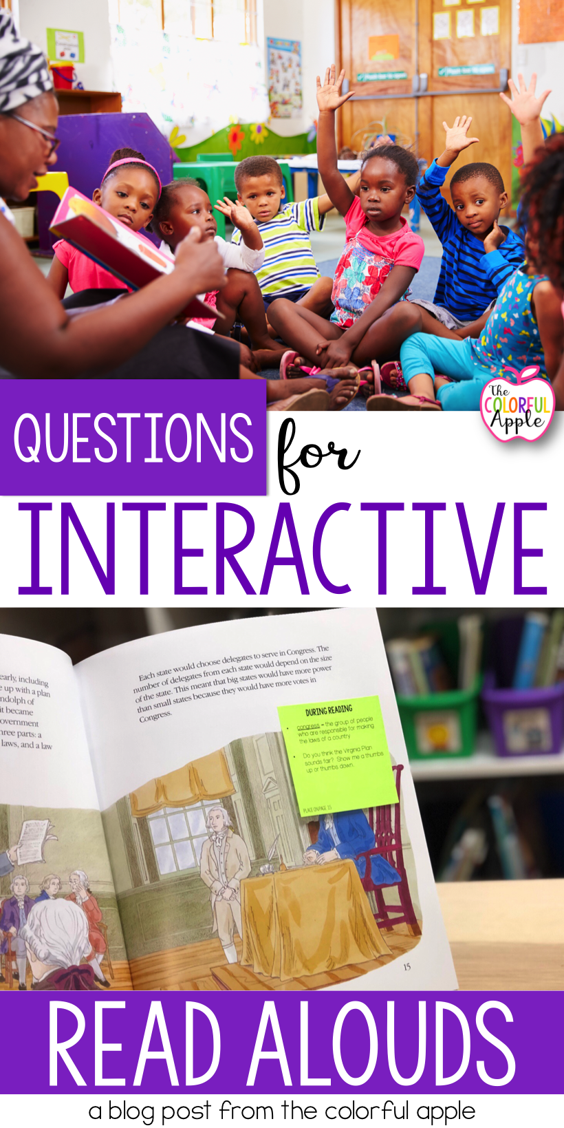 Read Aloud Questions to Make a Book Interactive for Students