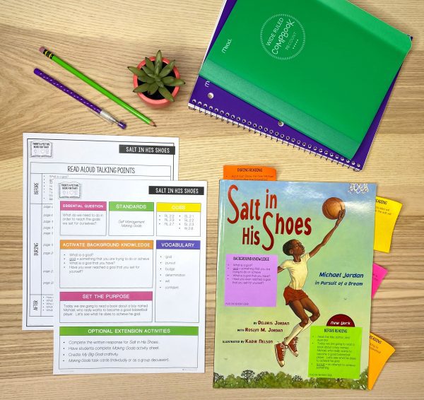Learning About Making Goals with Salt in His Shoes - The Colorful Apple