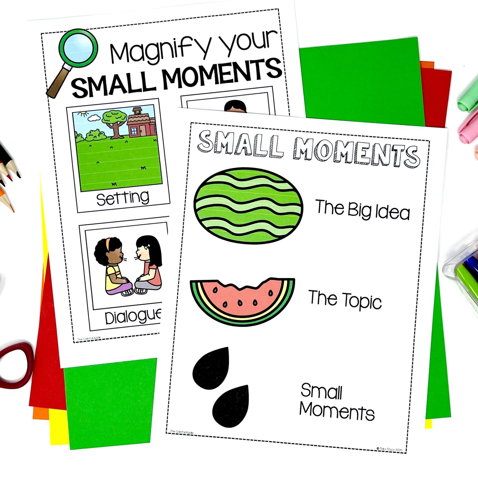 Small Moments Mentor Texts - The Colorful Apple