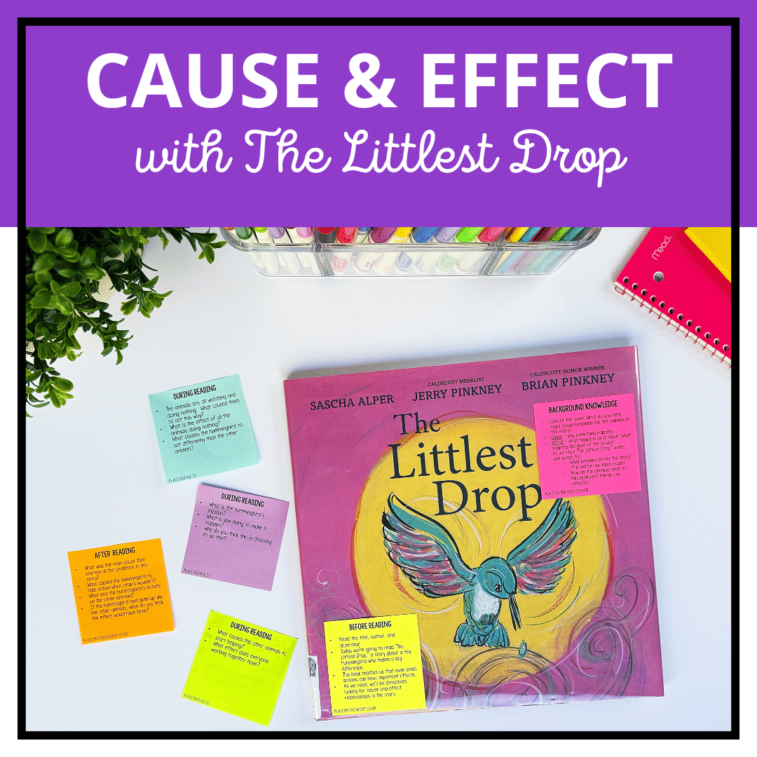 Teaching Cause and Effect with The Littlest Drop - The Colorful Apple