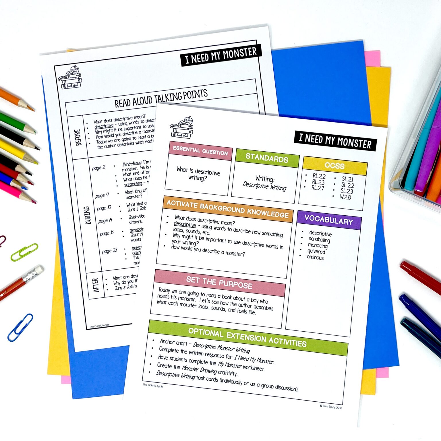 Picture Books to Teach Descriptive Writing – The Colorful Apple