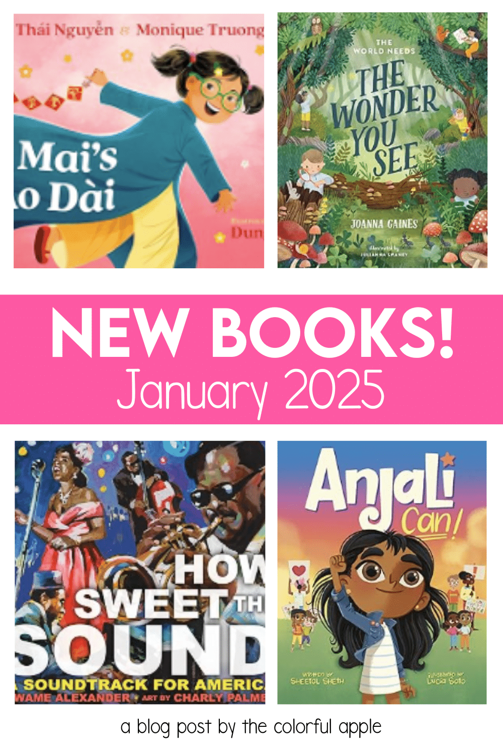 New Books January 2025 - The Colorful Apple
