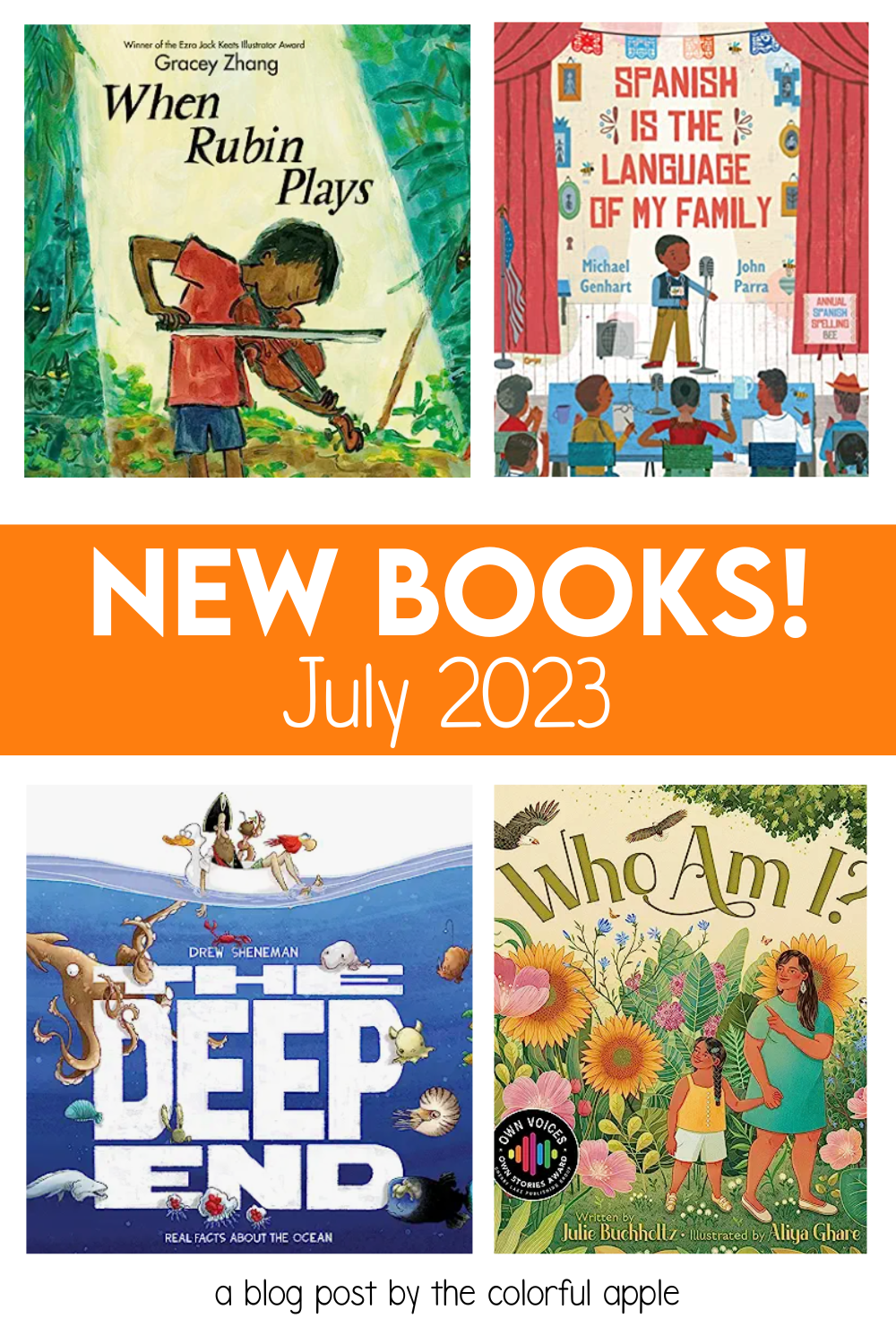 New July Books 2023 - The Colorful Apple