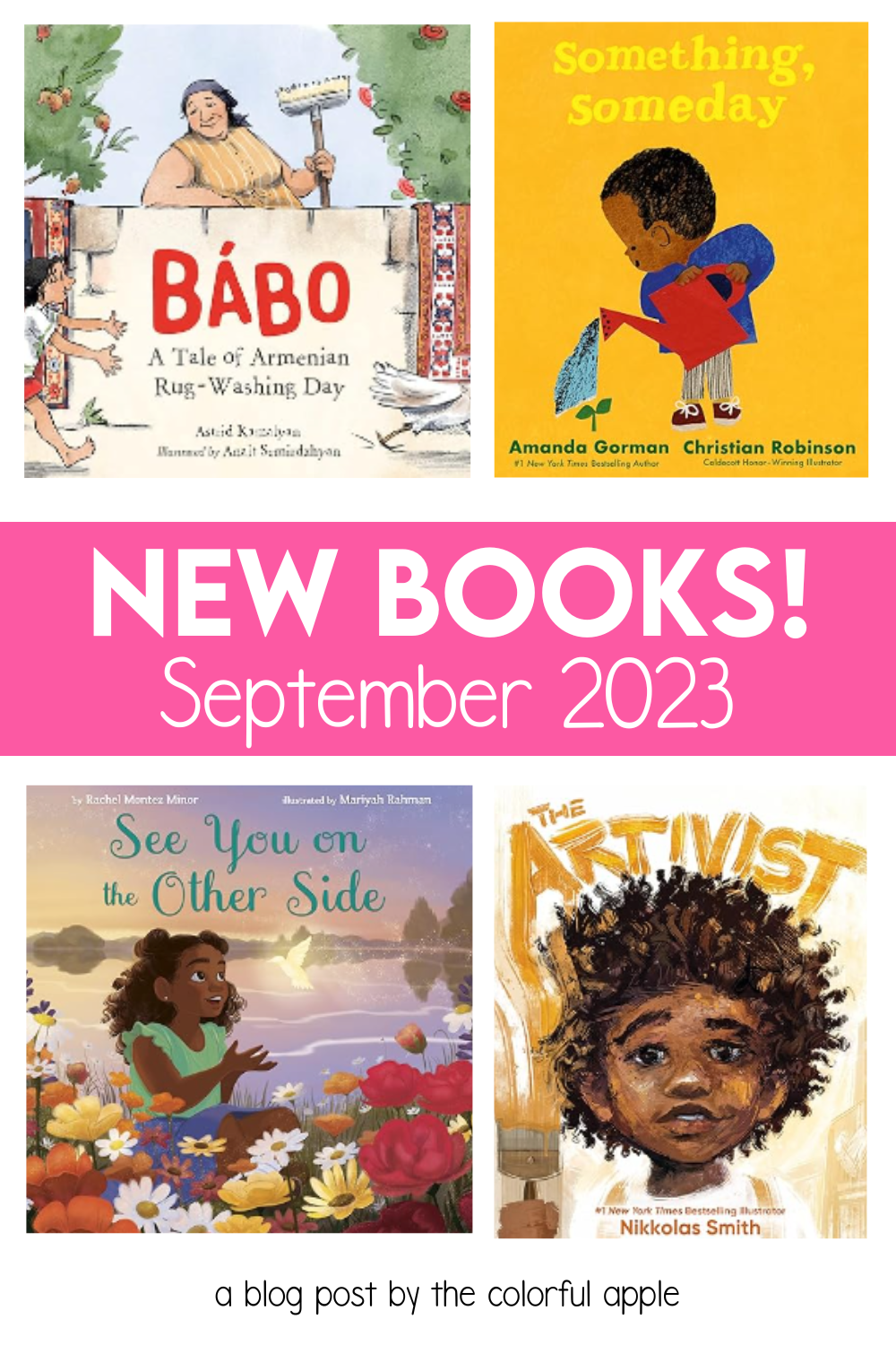 New September Books 2023 - The Colorful Apple