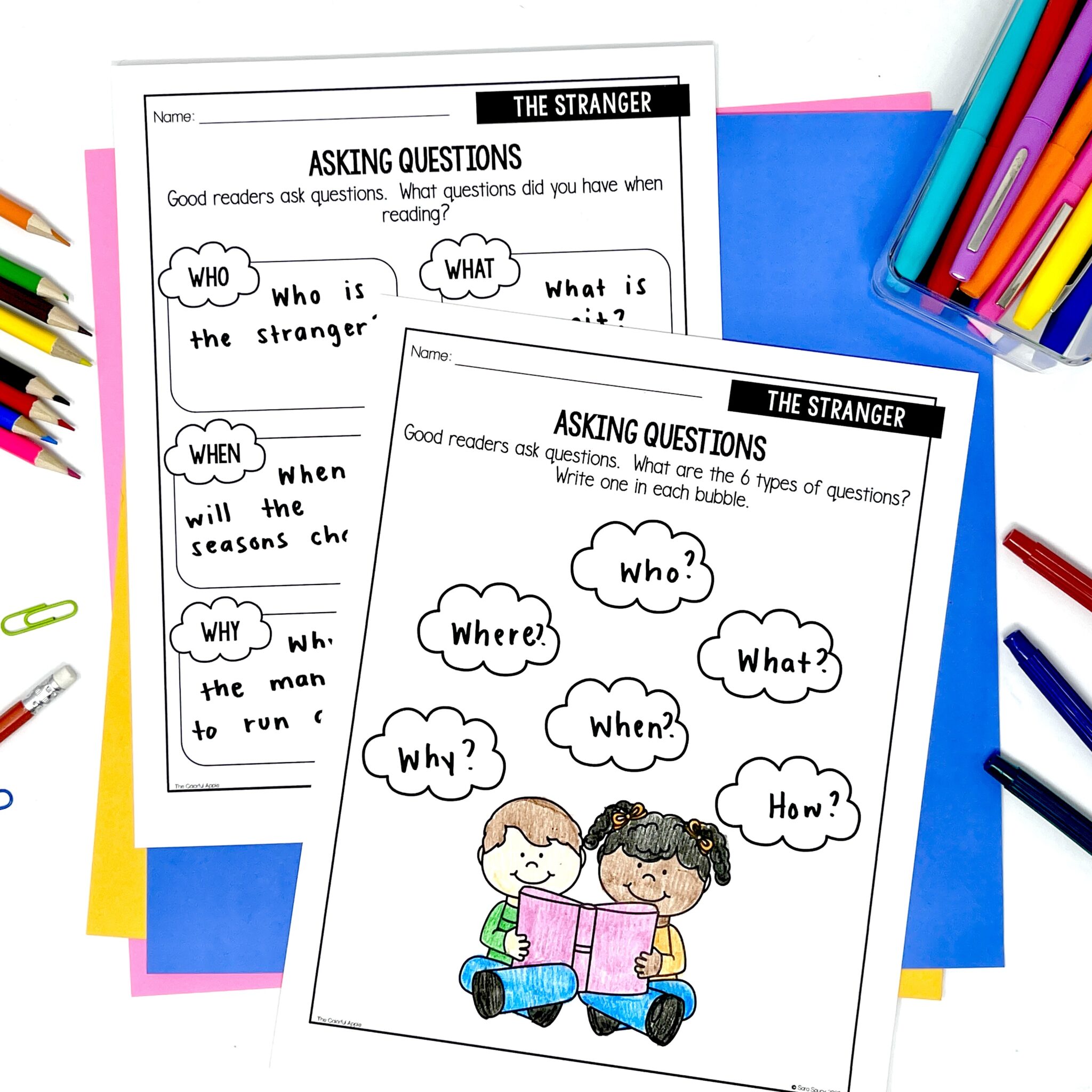 Picture Books for Asking Questions - The Colorful Apple